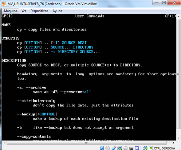 Comando man · Comandos Basicos Linux