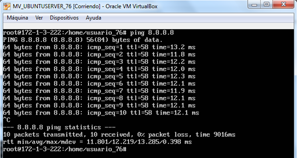 Comando ping · Comandos Basicos Linux