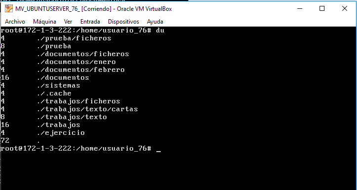 Comando du · Comandos Basicos Linux