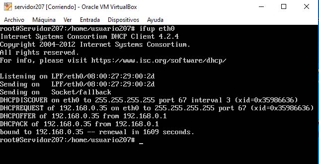 Comando ifup · Comandos Linux